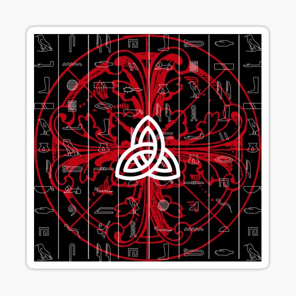 "Gothic Trinity Knot" Sticker by Rumrabbit82 | Redbubble