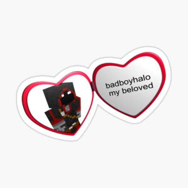 "badboyhalo my beloved" Sticker by bianusiek | Redbubble