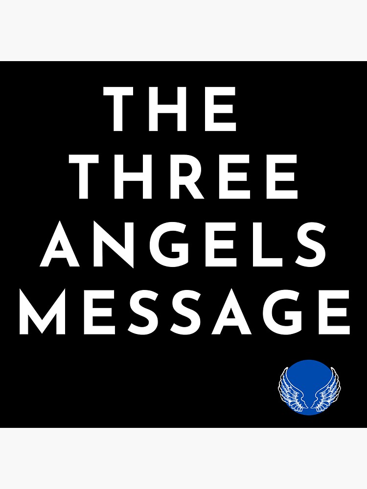 "THE THREE ANGELS MESSAGE " Sticker for Sale by ValentineAlbeta | Redbubble