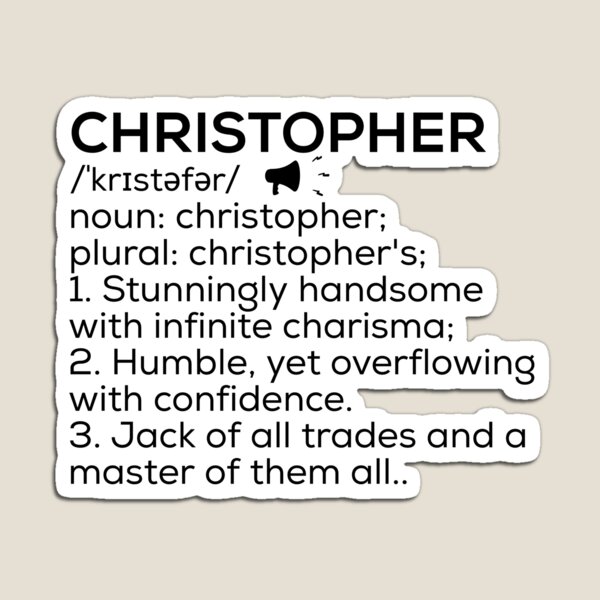 Name Christopher Gifts & Merchandise for Sale | Redbubble