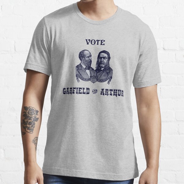"1880 Vote Garfield and Arthur" T-shirt for Sale by historicimage ...