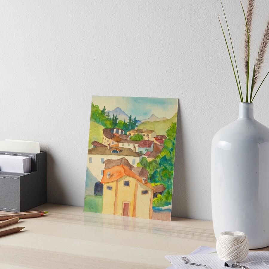 "Hermann Hesse - Landscape in Ticino (Landschaft im Tessin) 1936" Art ...