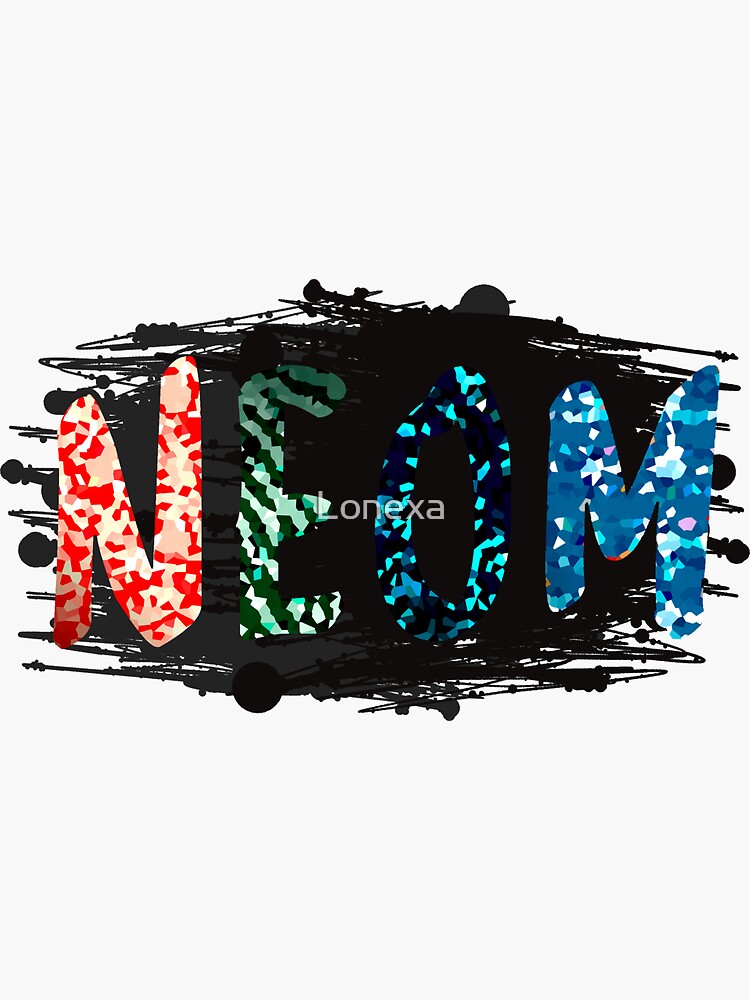 "NEOM project(SA)" Sticker for Sale by Lonexa | Redbubble