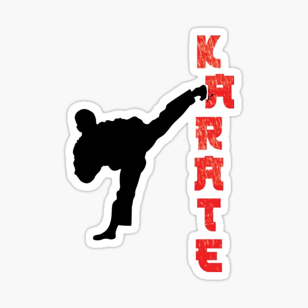 "Karate" Sticker for Sale by IamPoisonIvy | Redbubble