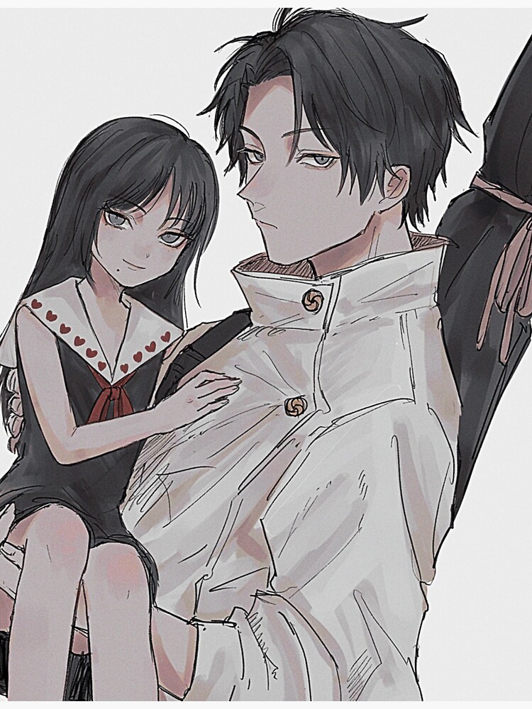 "Yuta and Rika - Jujutsu Kaisen Art" Sticker by TheShopOfDreams | Redbubble