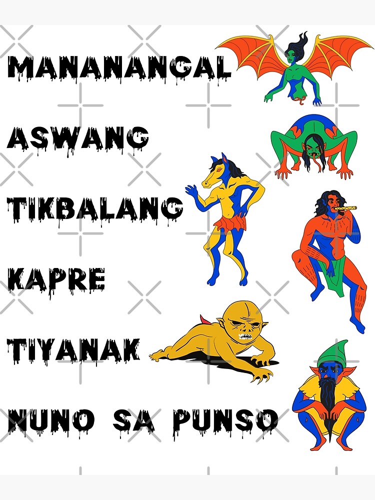 "Trese Characters Aswang Philippine Monsters" Poster for Sale by ecdato ...