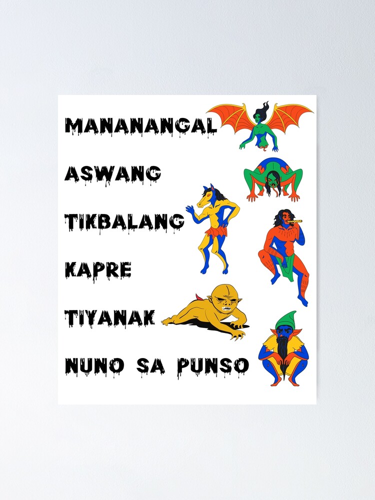 "Trese Characters Aswang Philippine Monsters" Poster by ecdato | Redbubble