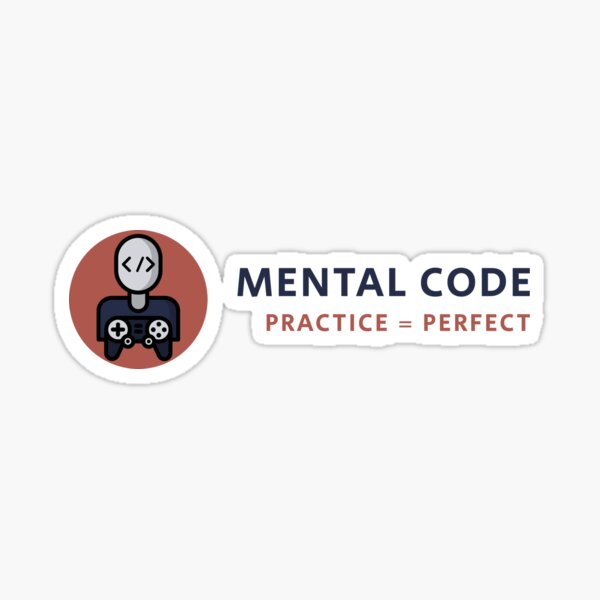 "Mental Code" Sticker for Sale by Collabtastic | Redbubble