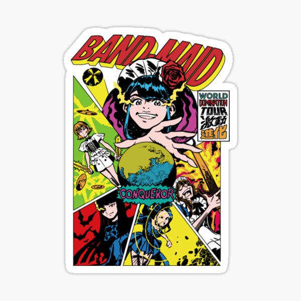 "Band Maid " Sticker for Sale by ChristianEisel | Redbubble
