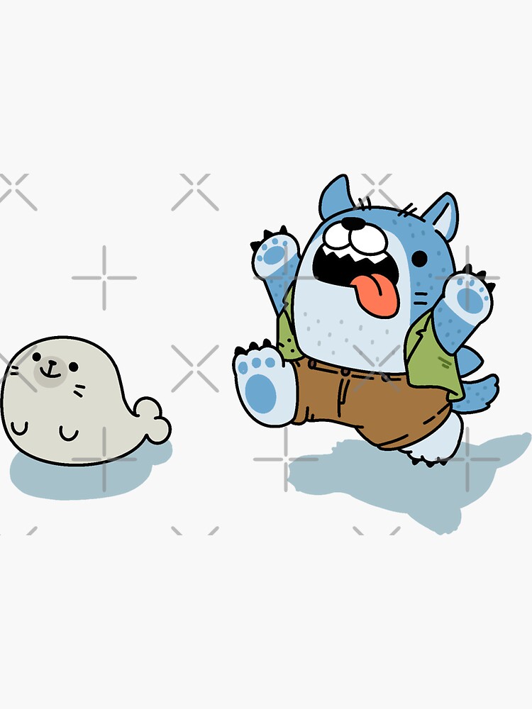 "Samezu Werewolf" Sticker for Sale by yktv-kloi | Redbubble