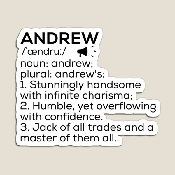 Name Andrew Gifts & Merchandise for Sale | Redbubble