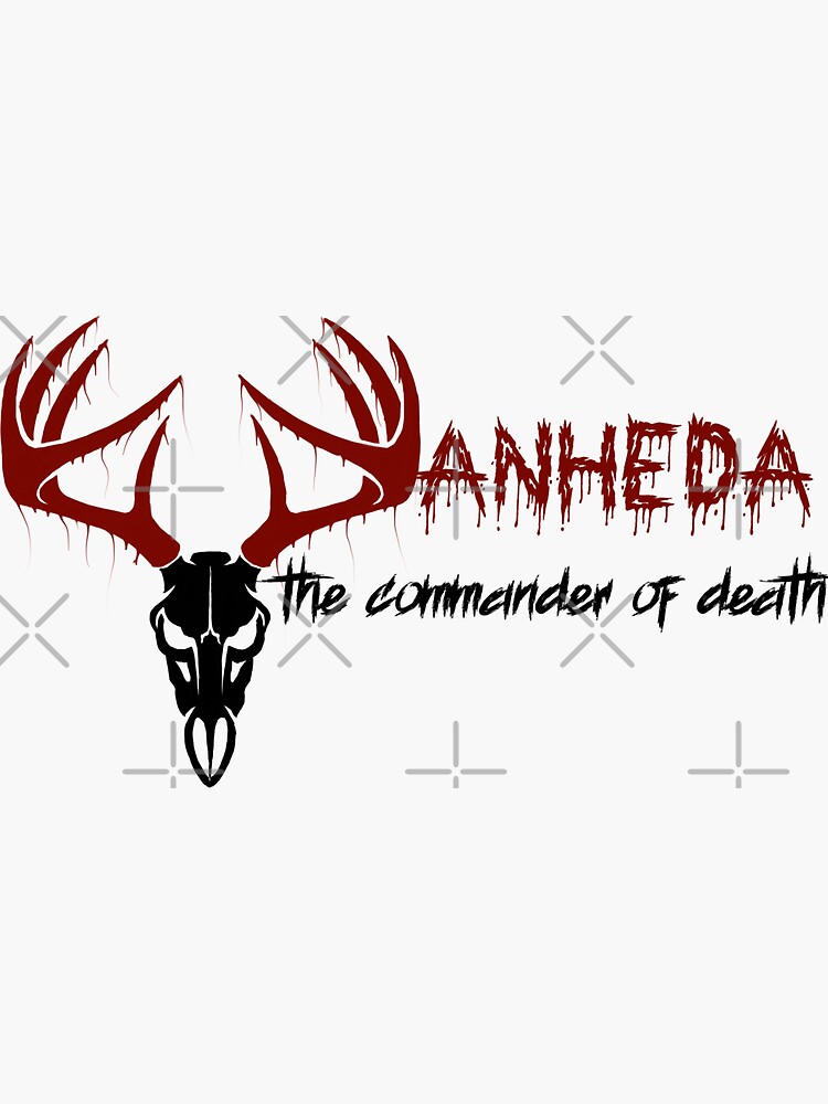 "Wanheda (black)" Sticker for Sale by The100-shop | Redbubble