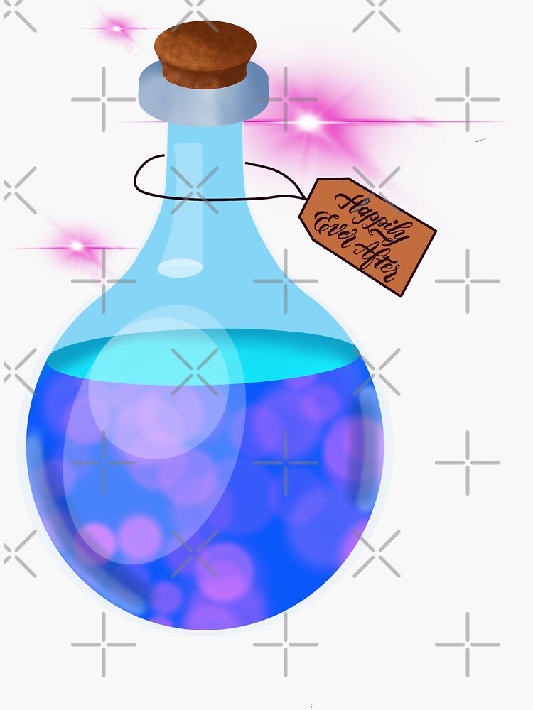 "Happily Ever After Potion" Sticker for Sale by mikaylart | Redbubble