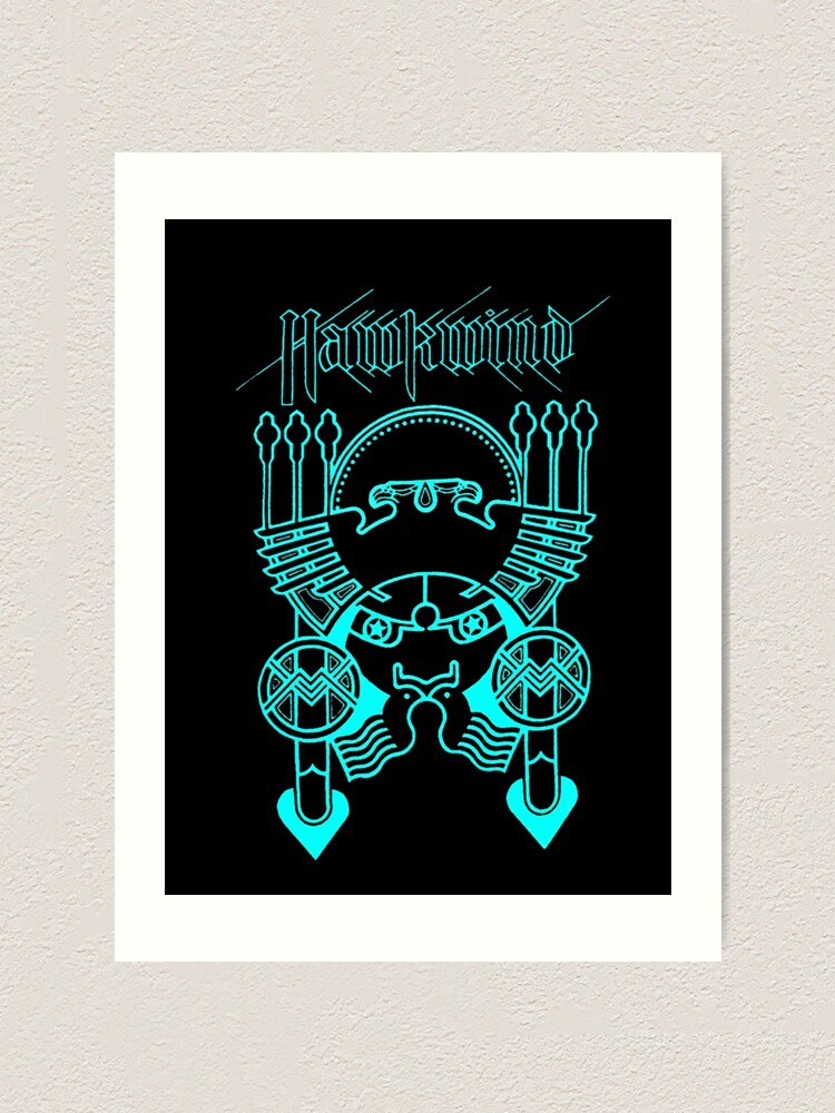 "hawkwind new logo color" Art Print for Sale by benitapyn | Redbubble