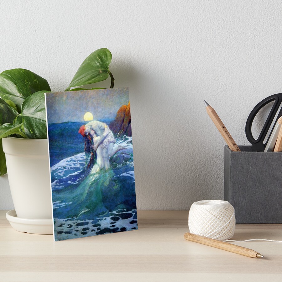 "The Mermaid - Howard Pyle" Poster for Sale by forgottenbeauty | Redbubble