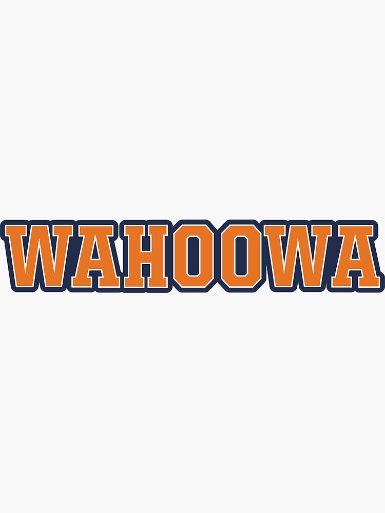 "Wahoowa" Sticker for Sale by field3 | Redbubble