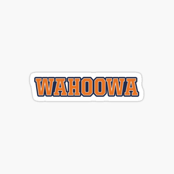 "Wahoowa" Sticker for Sale by field3 | Redbubble