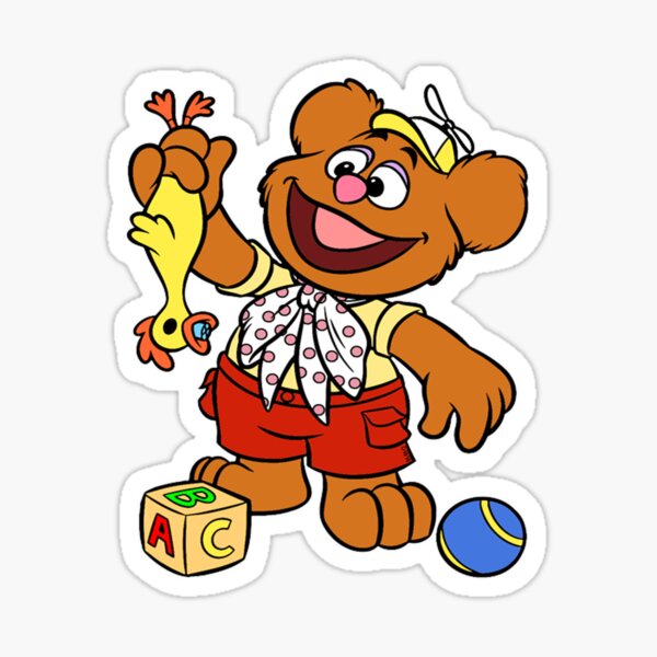 "Muppet Babies 1984 birthday muppet babies cartoon clothes " Sticker ...