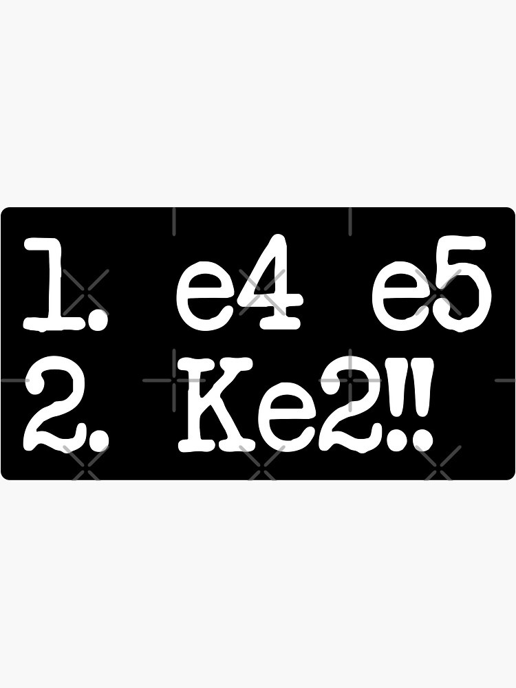 "chess meme" Sticker by Sinovius | Redbubble