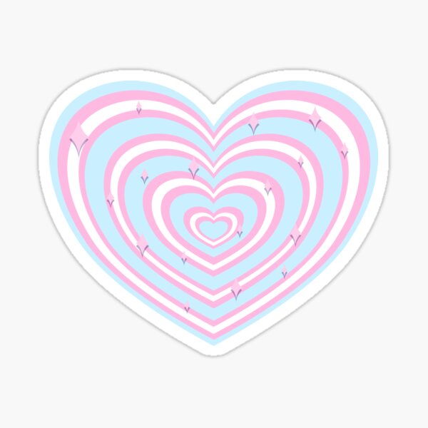 "Trans Heart" Sticker for Sale by Valkyrie-Ghost | Redbubble