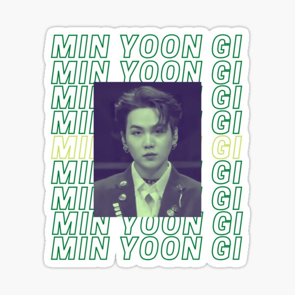 "Suga" Sticker for Sale by Lala-design | Redbubble