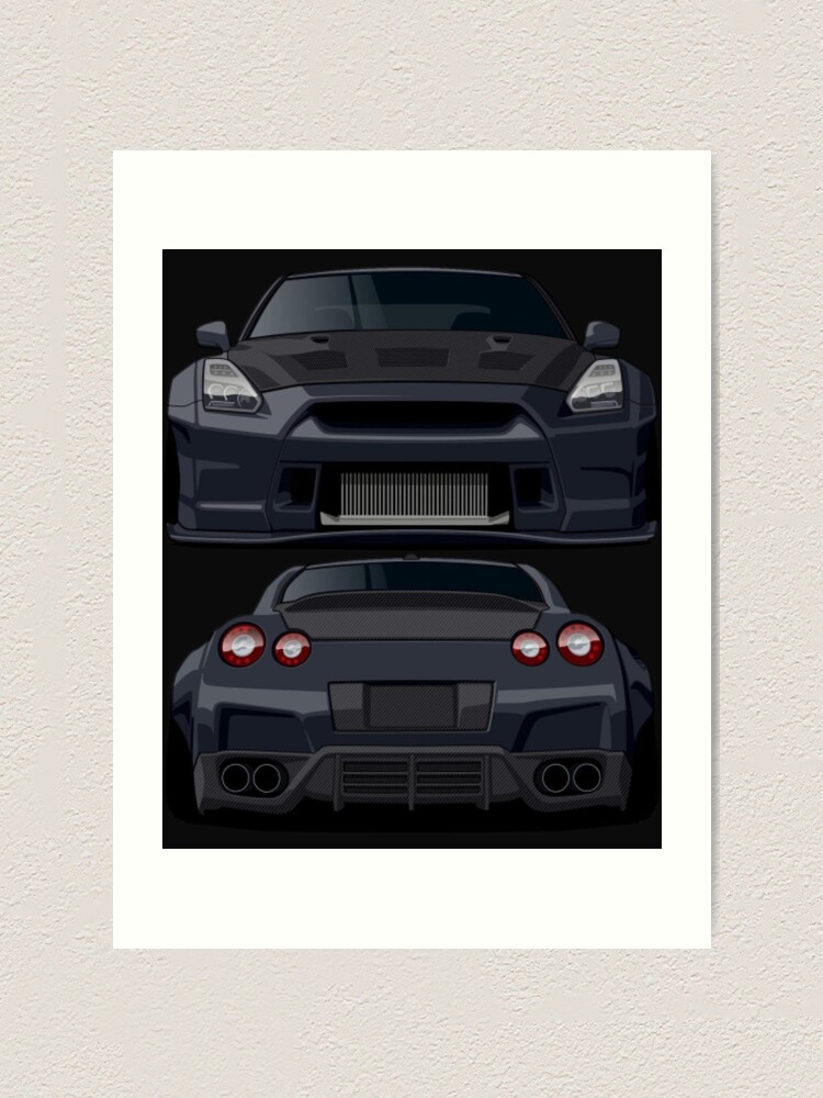 "Gtr R35 nissan gtr r35" Art Print by UrganicWear | Redbubble