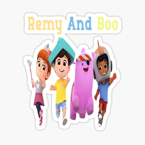 "remy and boo gift for fans remy and boo cartoon " Sticker for Sale by ...