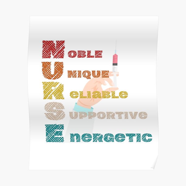 "powerful nurse , the best qualities of nurses " Poster for Sale by ...