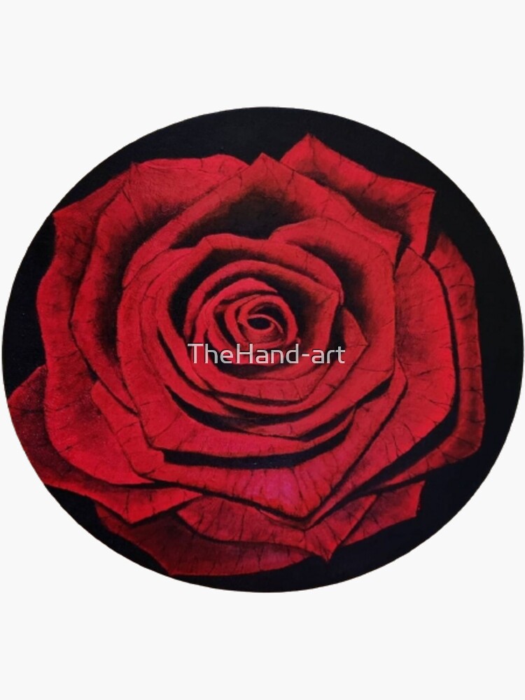"Rose recorder" Sticker for Sale by TheHand-art | Redbubble