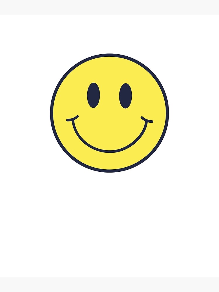 "Smiley Face Design" Poster by CrispyTeez | Redbubble