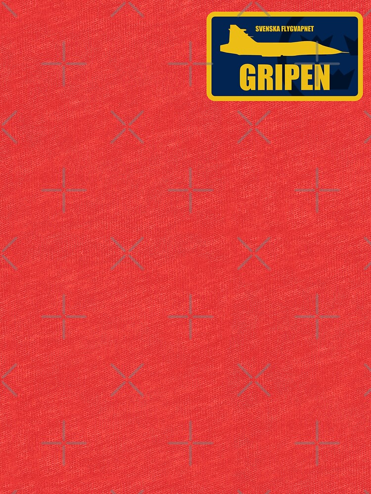 "JAS 39 Gripen Patch (small logo)" Tri-blend T-Shirt for Sale by ...