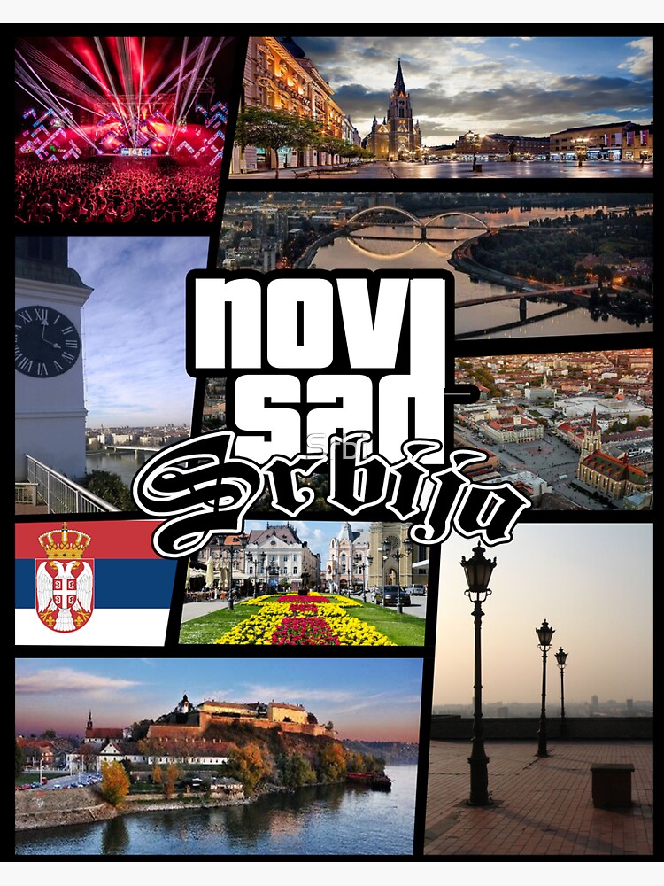 "Novi Sad Gta logo" Sticker for Sale by Srbi | Redbubble