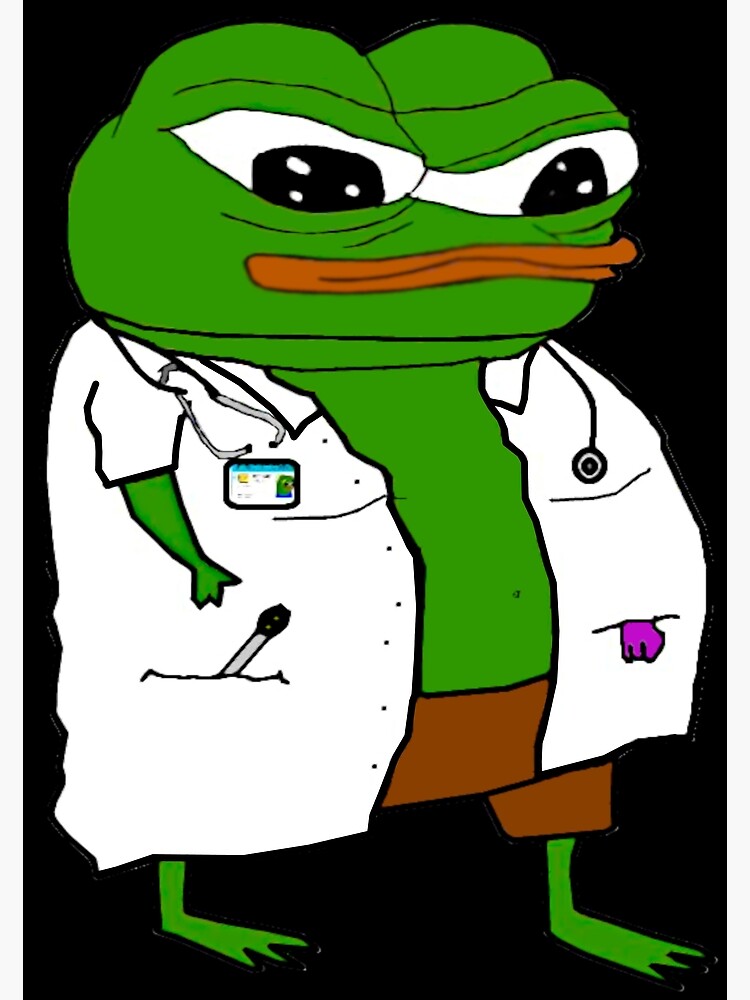 "Rare Doctor Pepe" Poster by Slav-Art | Redbubble