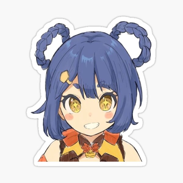 "Genshin Impact - Xiangling" Sticker for Sale by SpookyStore21 | Redbubble