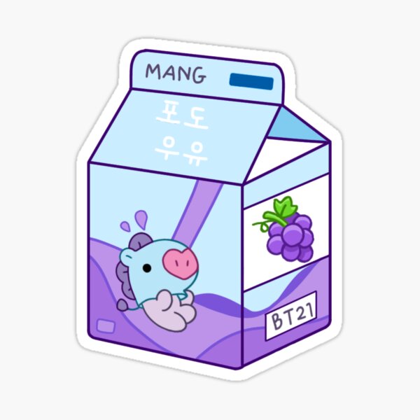 "BT21 MANG sticker" Sticker for Sale by Purpleegg | Redbubble