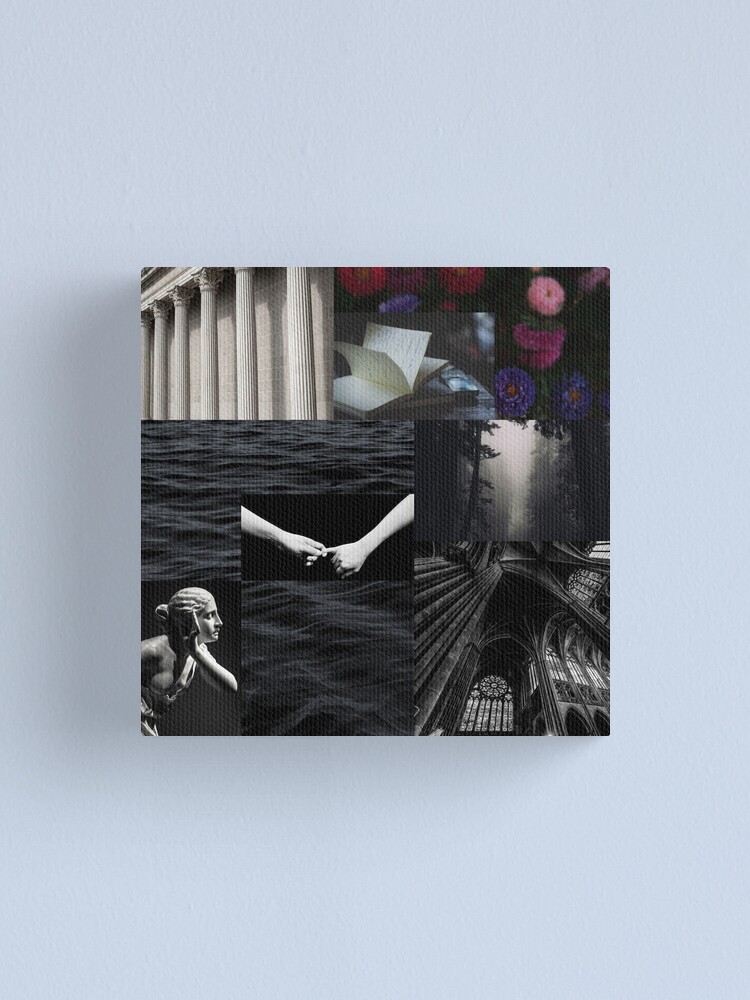 "Dark Academia Aesthetic Mood Board" Canvas Print by relaventcontent ...