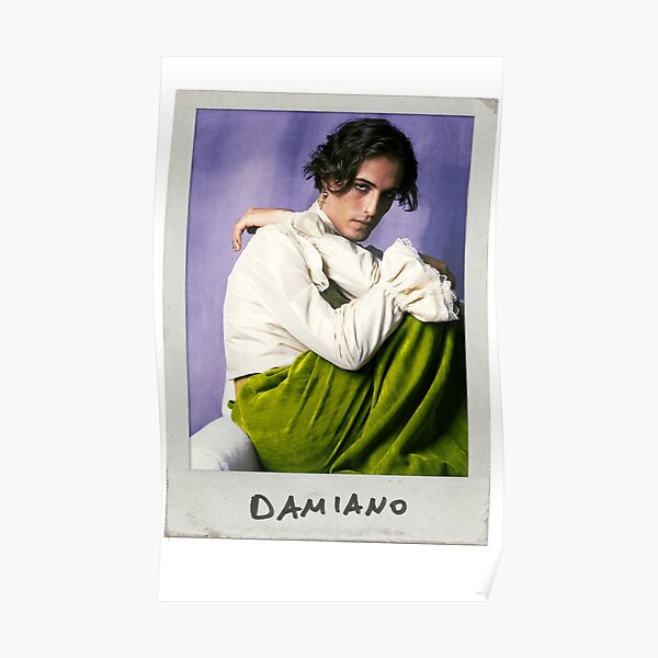 "MANESKIN DAMIANO DAVID " Poster by Teddy1601 | Redbubble