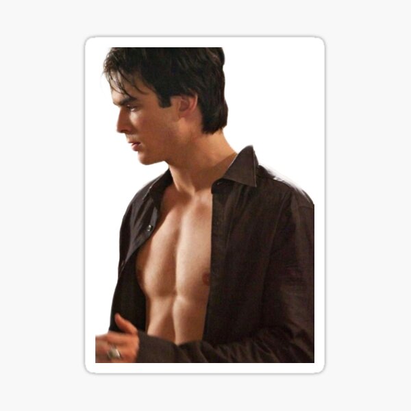 "Damon Salvatore " Sticker by Jadynfaith | Redbubble