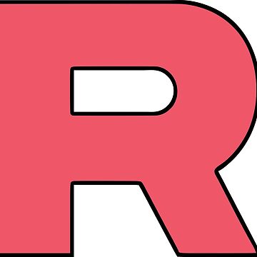 "Letter R Team Rocket Logo" Art Board Print for Sale by tildica | Redbubble