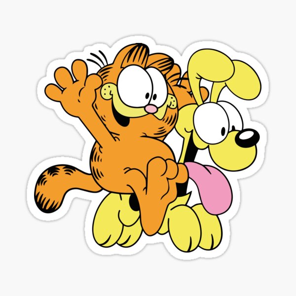 "Garfield" Sticker for Sale by aimanmesleh | Redbubble