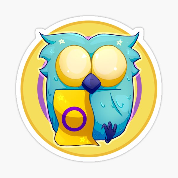 "[PRIDE OWLS] Intersex Flag" Sticker by PistachioLan | Redbubble