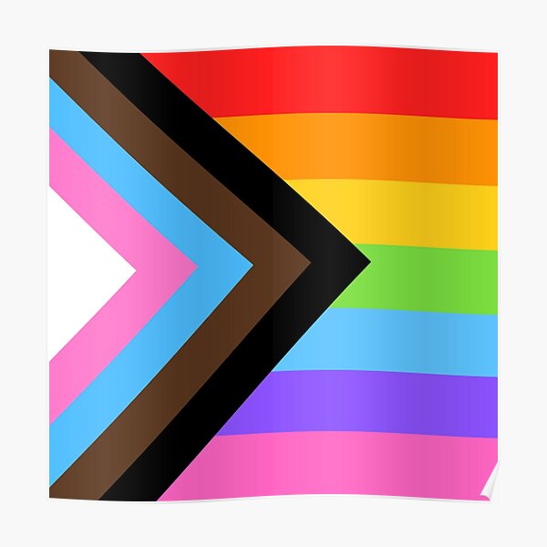 "Inclusive Pride Flag Design" Poster for Sale by nailbitingwrite ...