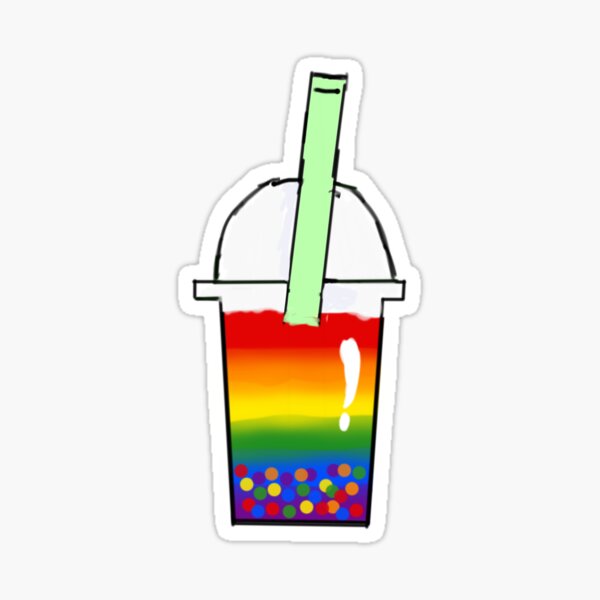 "Pride Boba Tea" Sticker for Sale by DeIcyBoba | Redbubble