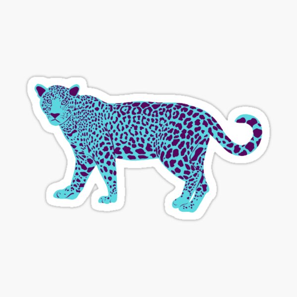 "Cheetah sticker" Sticker for Sale by jessicacamper | Redbubble