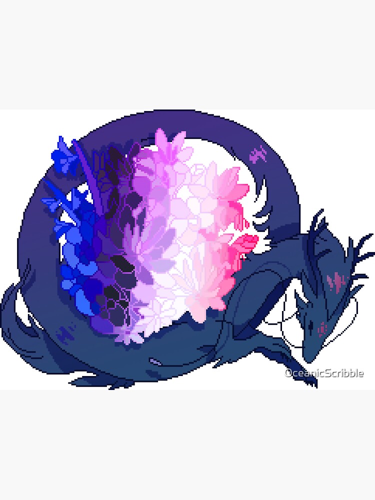 "Genderfluid Flag LGBT Pride Dragon (Requested)" Magnet for Sale by ...