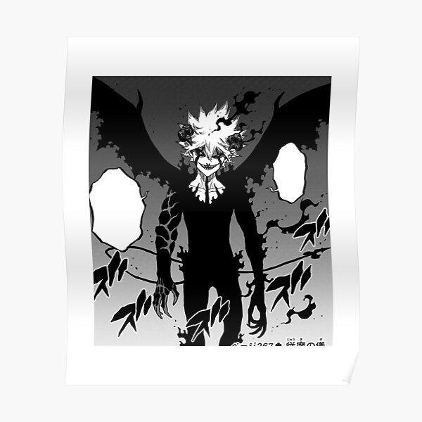 "Liebe Demon Asta - Black Clover" Poster by wailbou | Redbubble