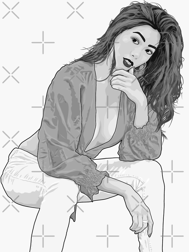 "Sandeee Cheeks" Sticker for Sale by ABGportrait | Redbubble