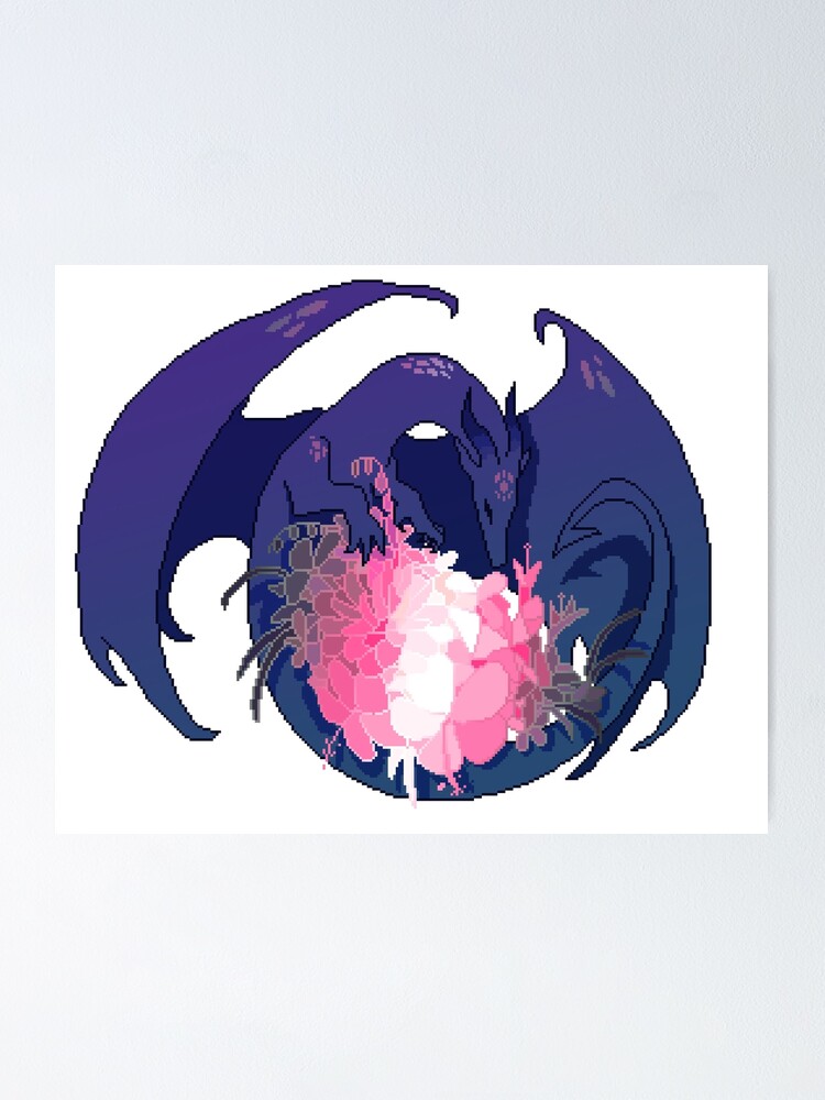 "Demigirl Flag LGBT Pride Dragon (Requested)" Poster for Sale by ...