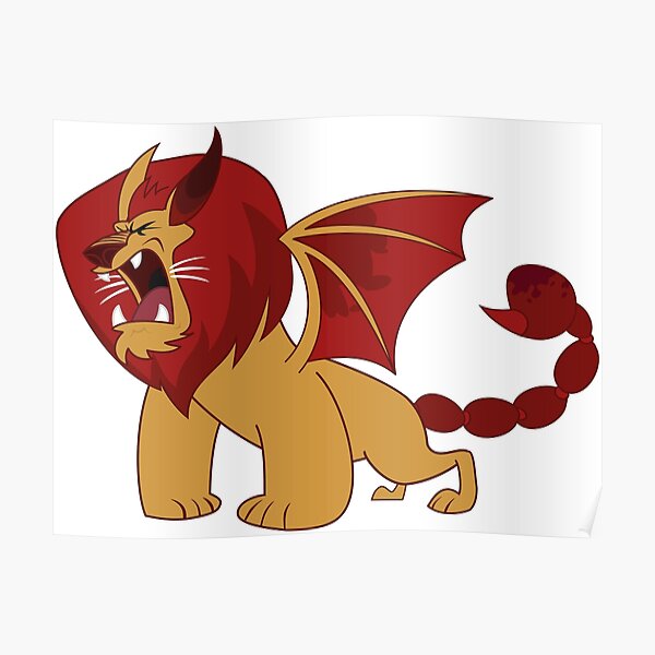 "The Manticore Roars" Poster by Britty-Store | Redbubble