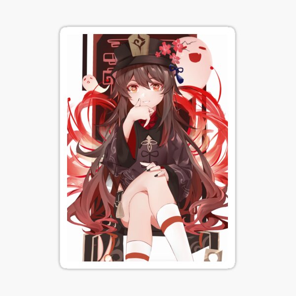 "Genshin Impact Hu tao" Sticker for Sale by Marucchi | Redbubble
